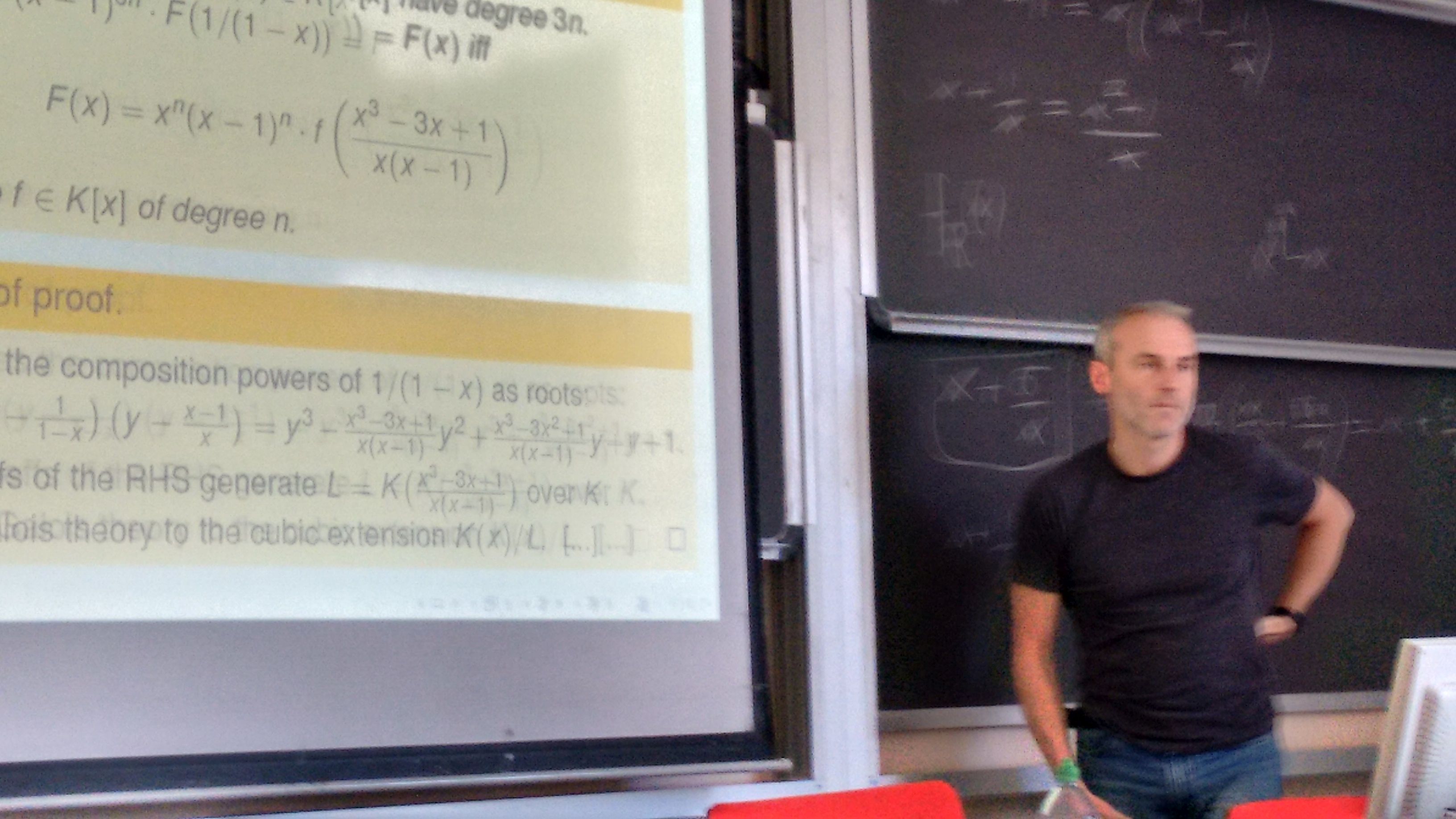 Sandro Mattarei gives a talk at the University of Milano Bicocca ...